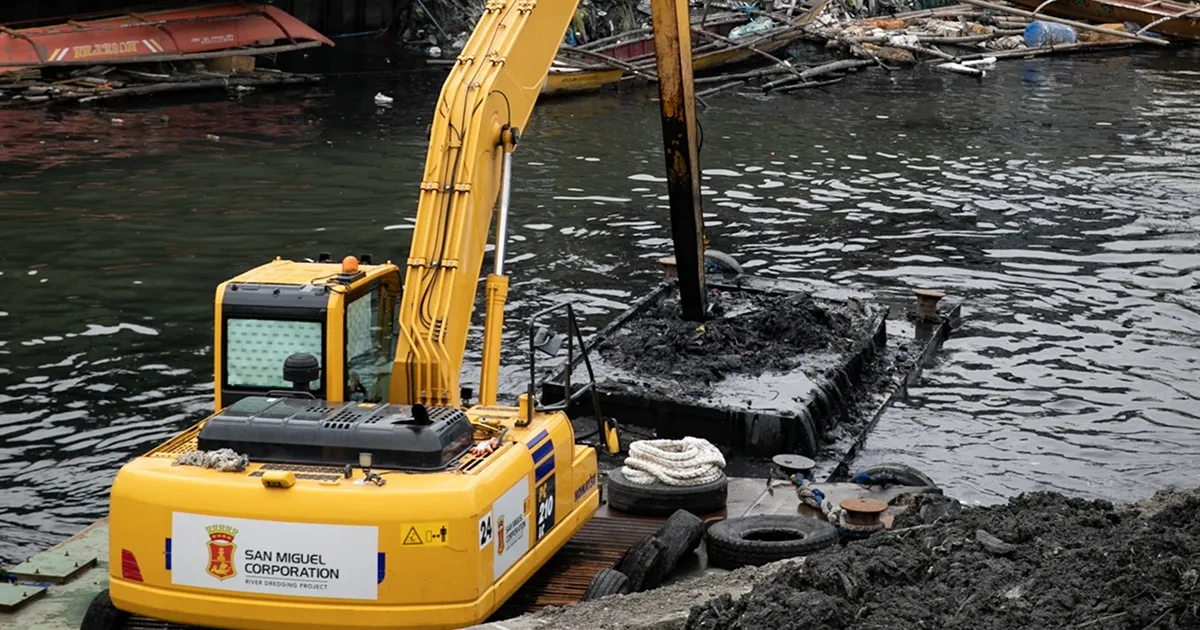 SMC, NNIC joint river cleanups help ease flooding at NAIA, nearby areas